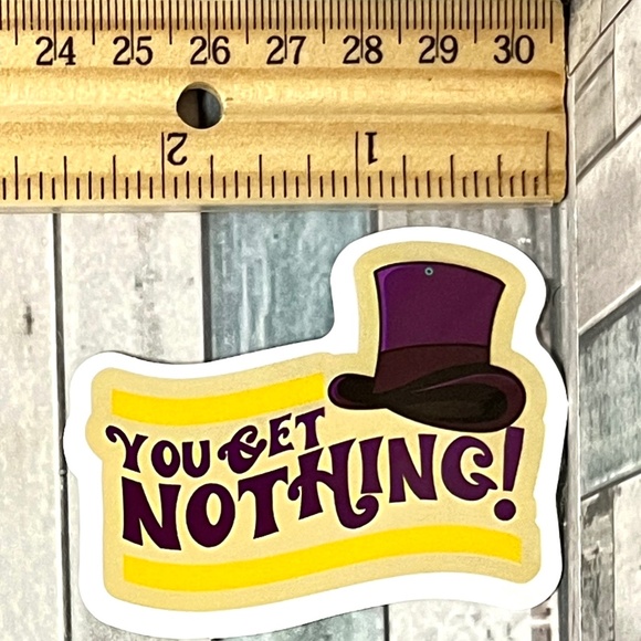 Office | 110 Willy Wonka Waterproof Vinyl Sticker Decal | Poshmark